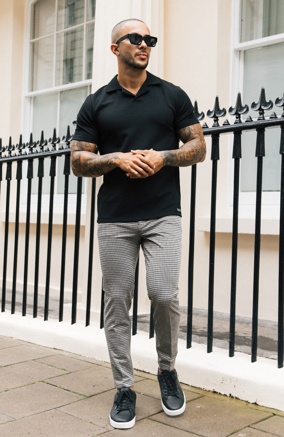 Signature Check Pants with Half Belt – MAUVAIS (USA)