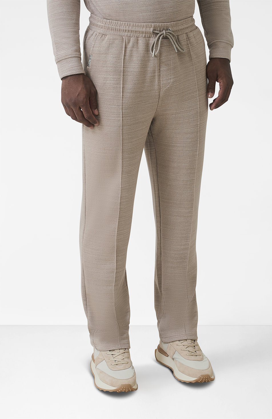Leandre Straight Leg Premium Textured Jogger in Taupe – MAUVAIS (USA)